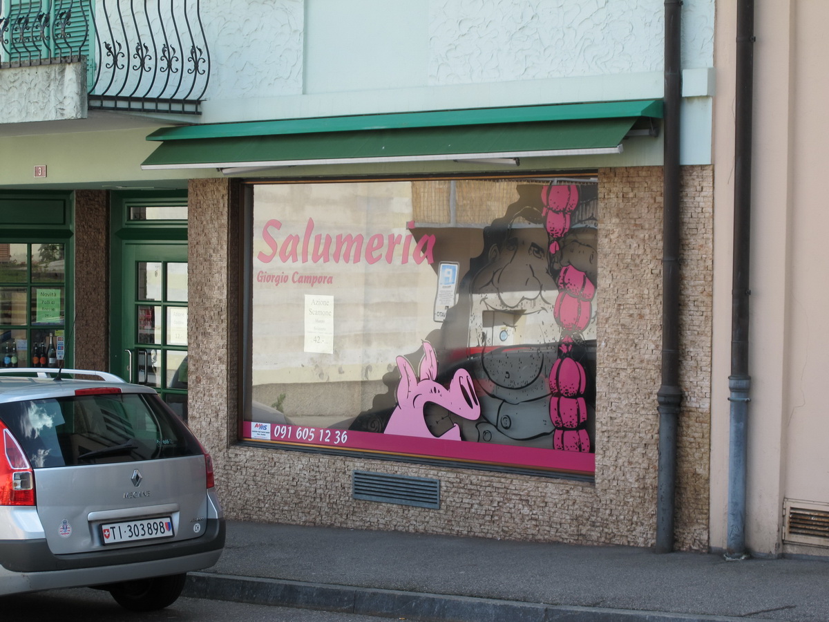 Bioggio Foto vom Dorf